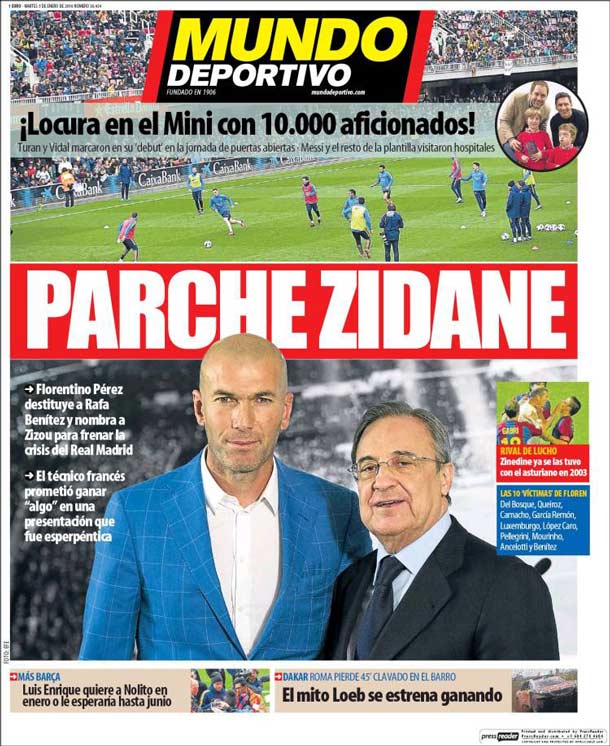 Carried Sportive World: Patch Zidane