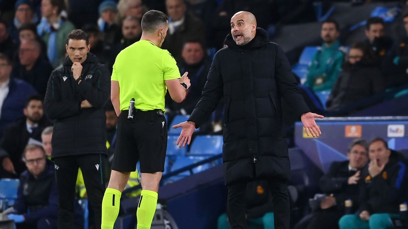 Pep Guardiola 'exploded' against the 4th referee after Vinicius' great goal