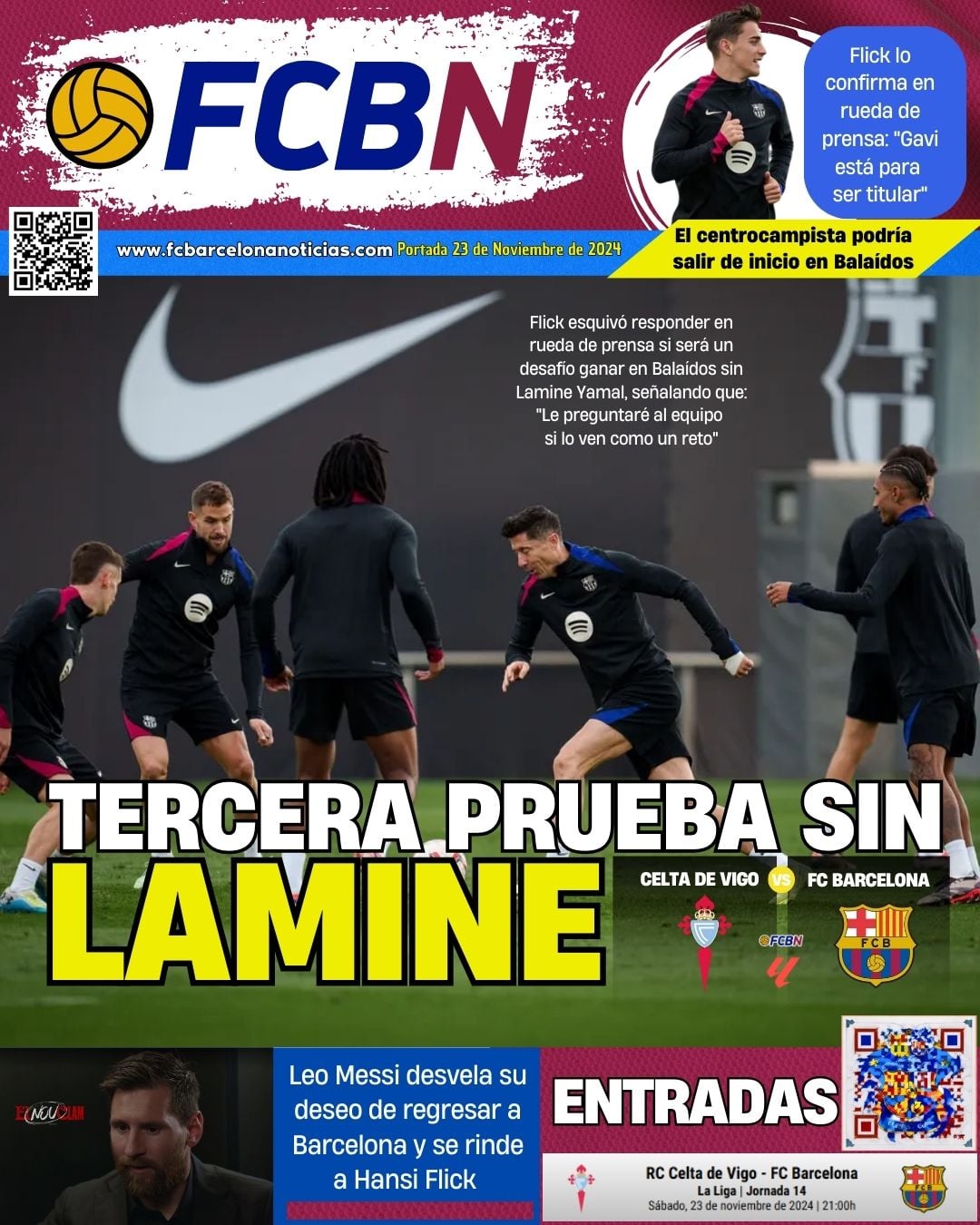 FCBN Cover 11/23/2024: THIRD TEST WITHOUT LAMINE