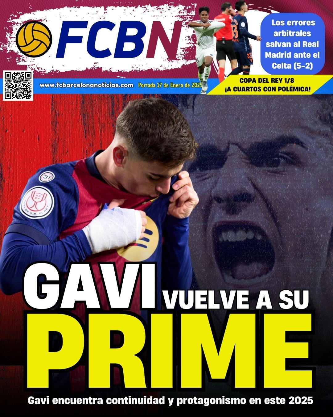 FCBN Cover 01/17/2025: GAVI RETURNS TO HIS PRIME