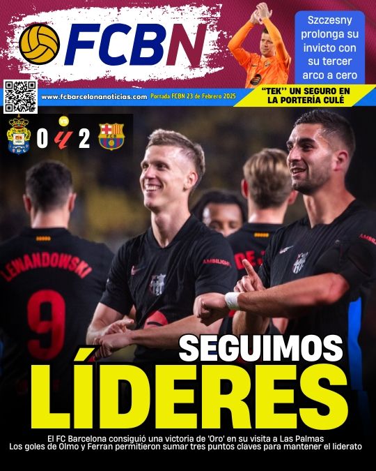 Portada de FCBN 23/02/2025: SEGUIMOS LÍDERES