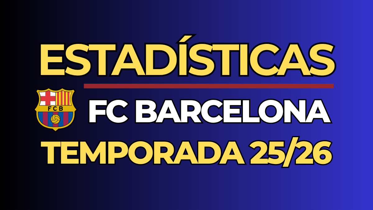 Estadísticas del FC Barcelona | Temporada 2025/26