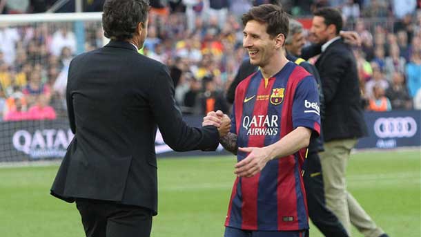 Messi: "Con Luis Enrique costó un poco al principio"