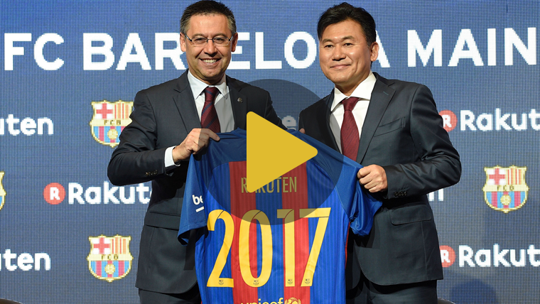 OFFICIAL: All the details of the agreement Barça-Rakuten