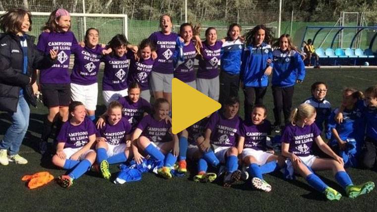 ¡El AEM Lleida femenino hace historia al ganar la liga masculina!