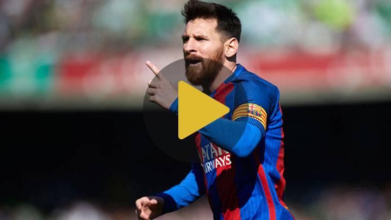 It goes back Messi, the devil that wants to golear again to the Seville