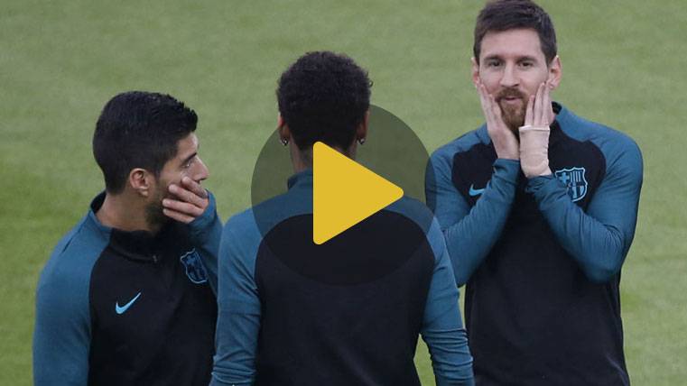Los mejores momentos de la MSN en los entrenamientos