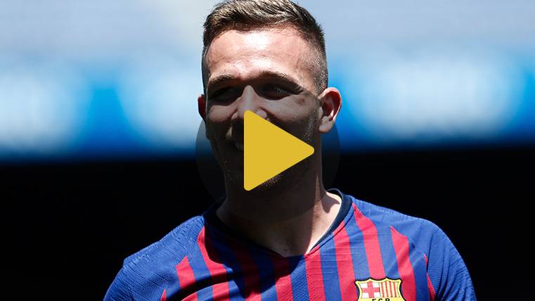 Así fue la presentación de Arthur con el FC Barcelona: Otro brasileño ...