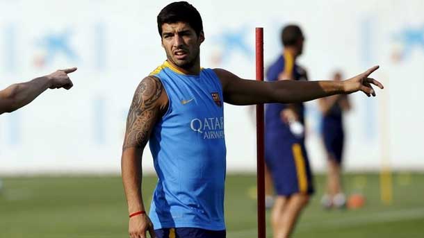 Suárez trains and will play against the Ray Vallecano