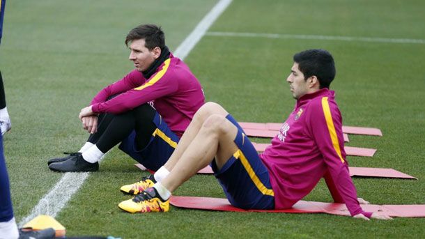 Leo Messi, without problems in the last train