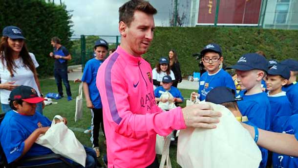 Messi funds an investigation on childish cancer