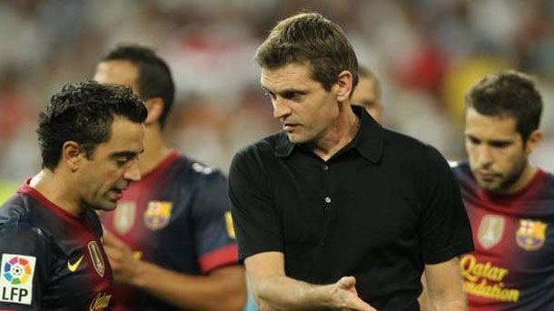 The hardest moment of the path of Xavi in the Barça