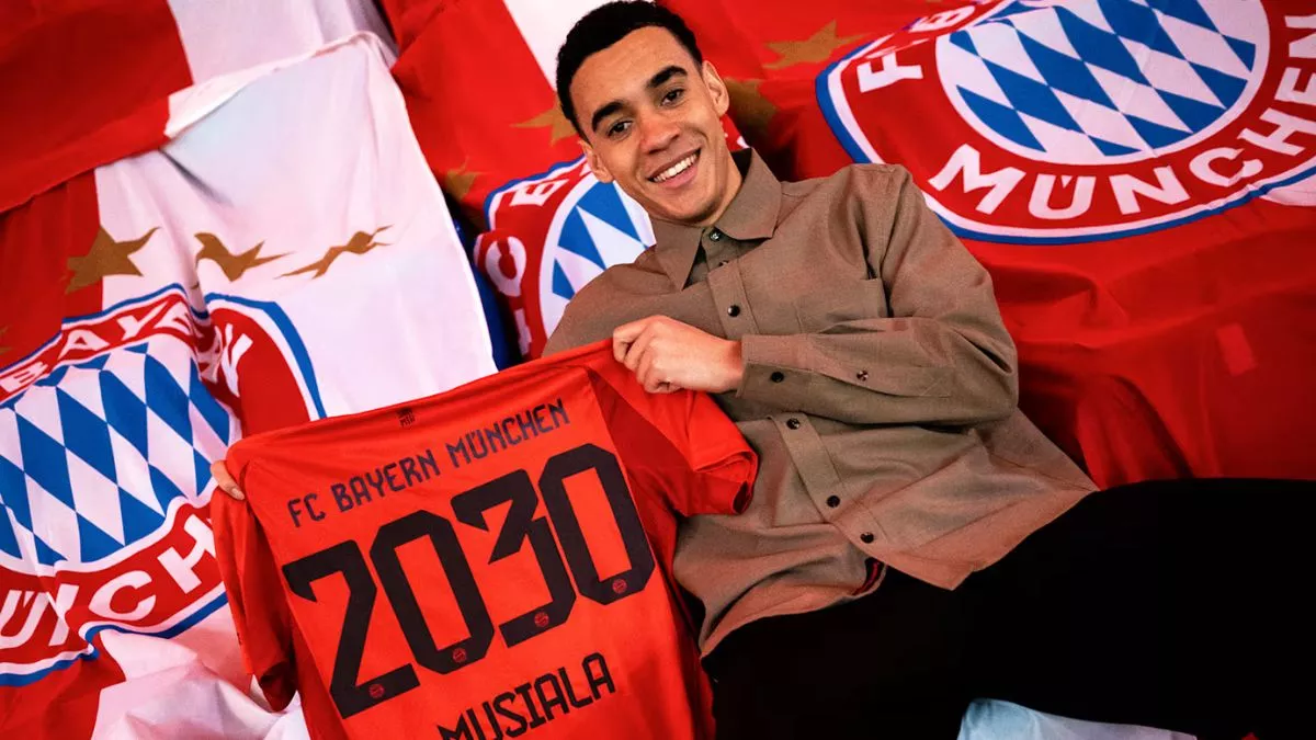 ¡Adiós al 'culebrón' Musiala! El Bayern Múnich renueva a Jamal hasta el ...
